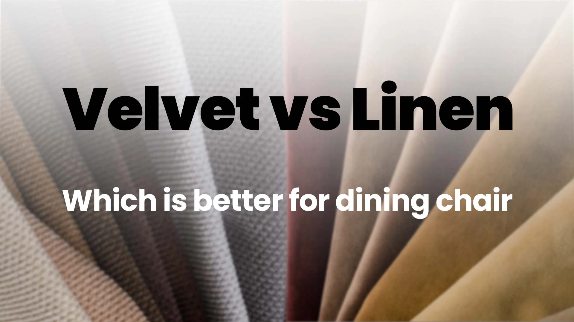 Velvet Or Linen Which Is Better For Dining Chair