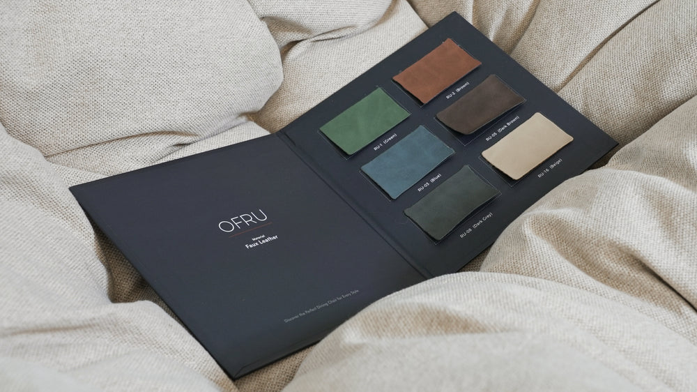 Ofcasa Swatch [Pu Leater] [Velvet] [Linen Fabric & Boucle]