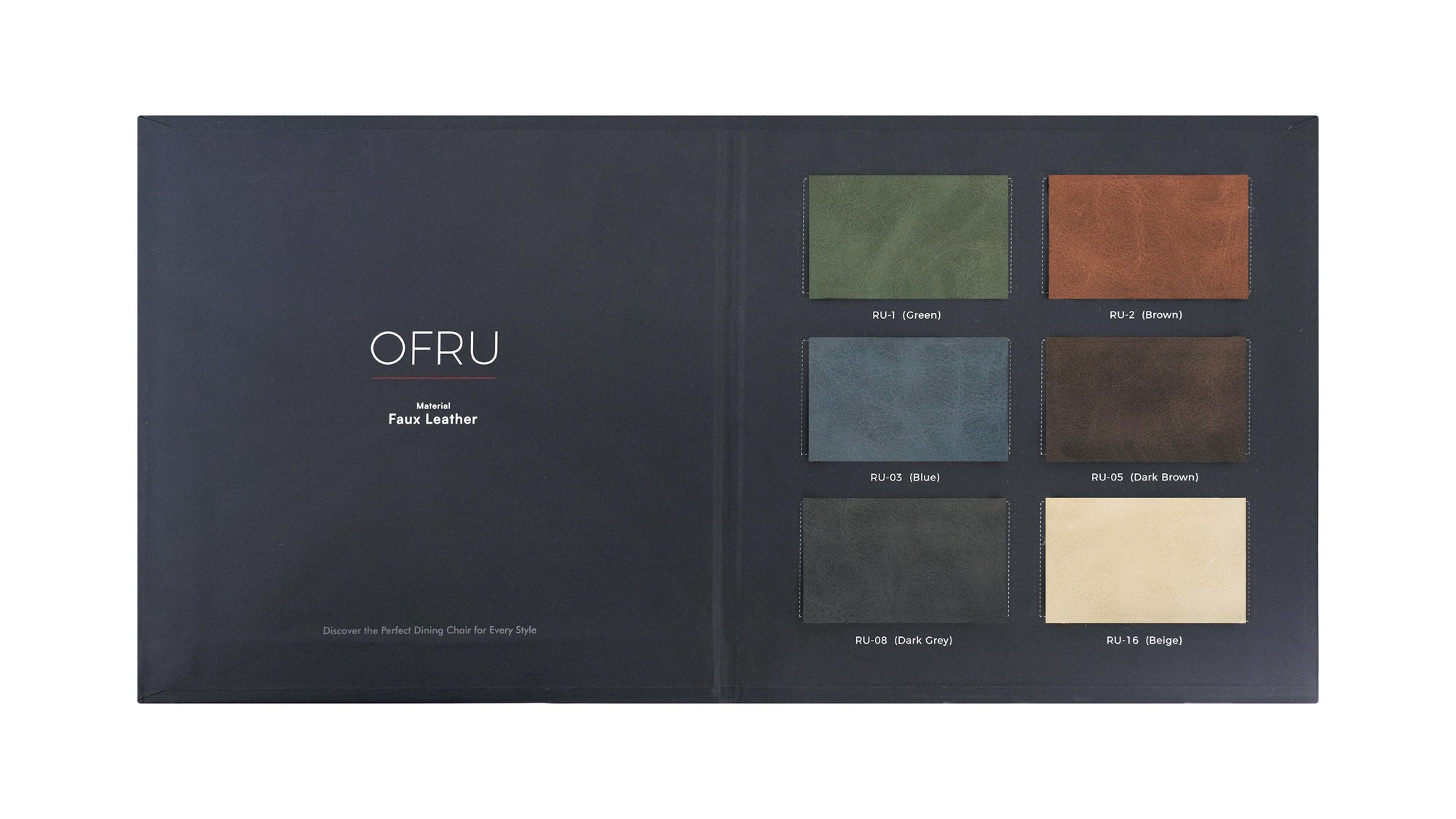 Ofcasa Swatch [Pu Leater] [Velvet] [Linen Fabric & Boucle]